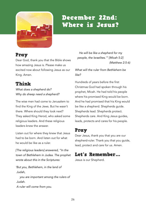 God's Big Promises: Advent Calendar and Family Devotions - Carl ...