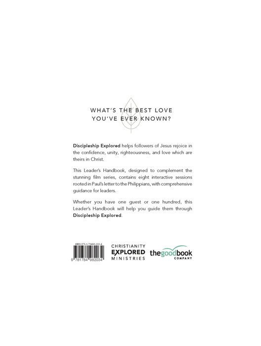 Discipleship Explored Leader's Handbook - Barry Cooper | The Good Book ...