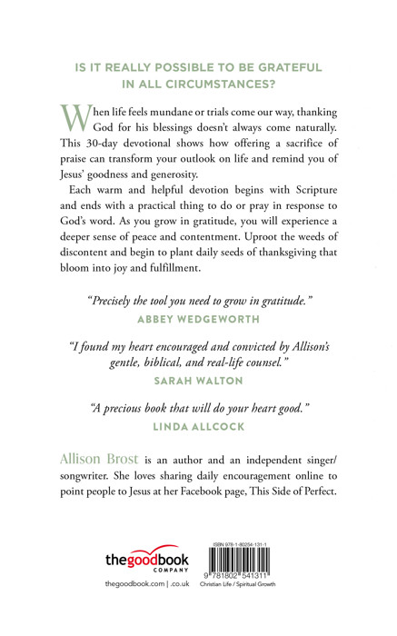 Grateful - Allison Brost | The Good Book Company