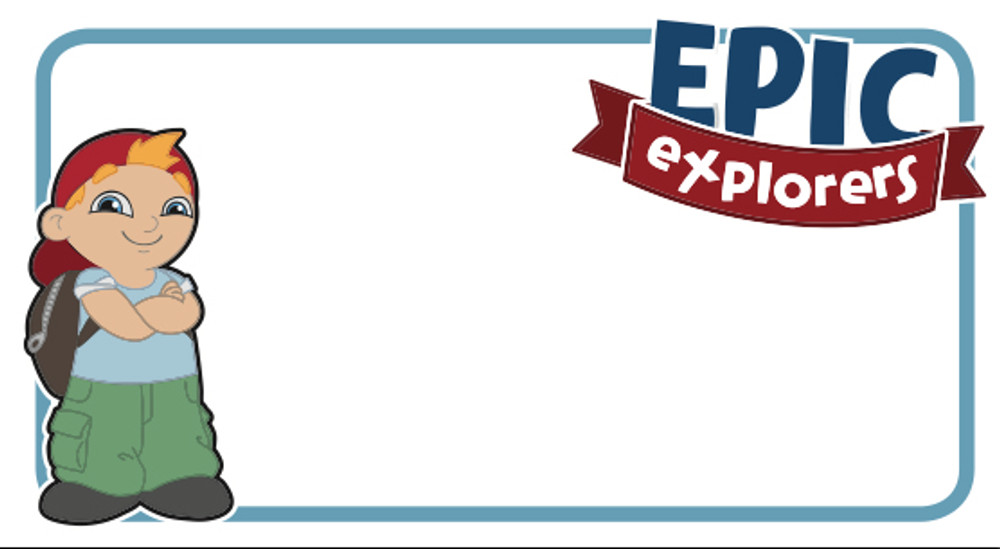 Epic Explorers Name Stickers | The Good Book Company