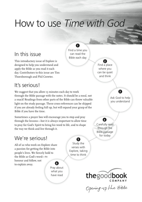 Explore: Time With God - Tim Thornborough | The Good Book Company