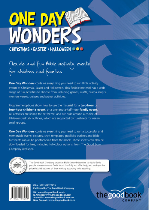 One Day Wonders - Tamar Pollard | The Good Book Company