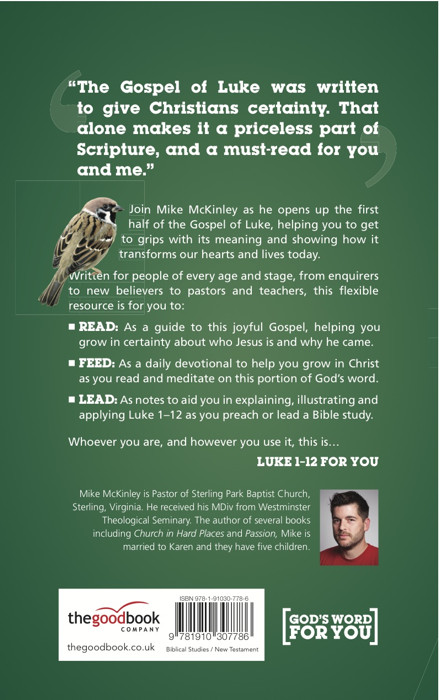 Luke 1-12 For You (ebook) - Mike McKinley | The Good Book Company