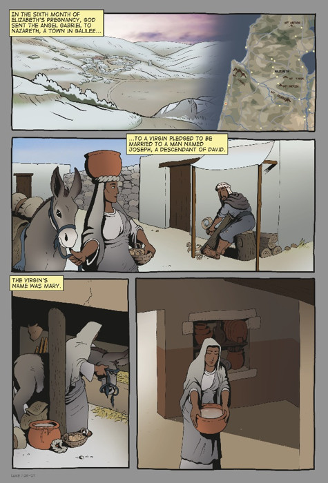 The Gospel of Luke: Word for Word Bible Comic: NIV Translation - Simon ...